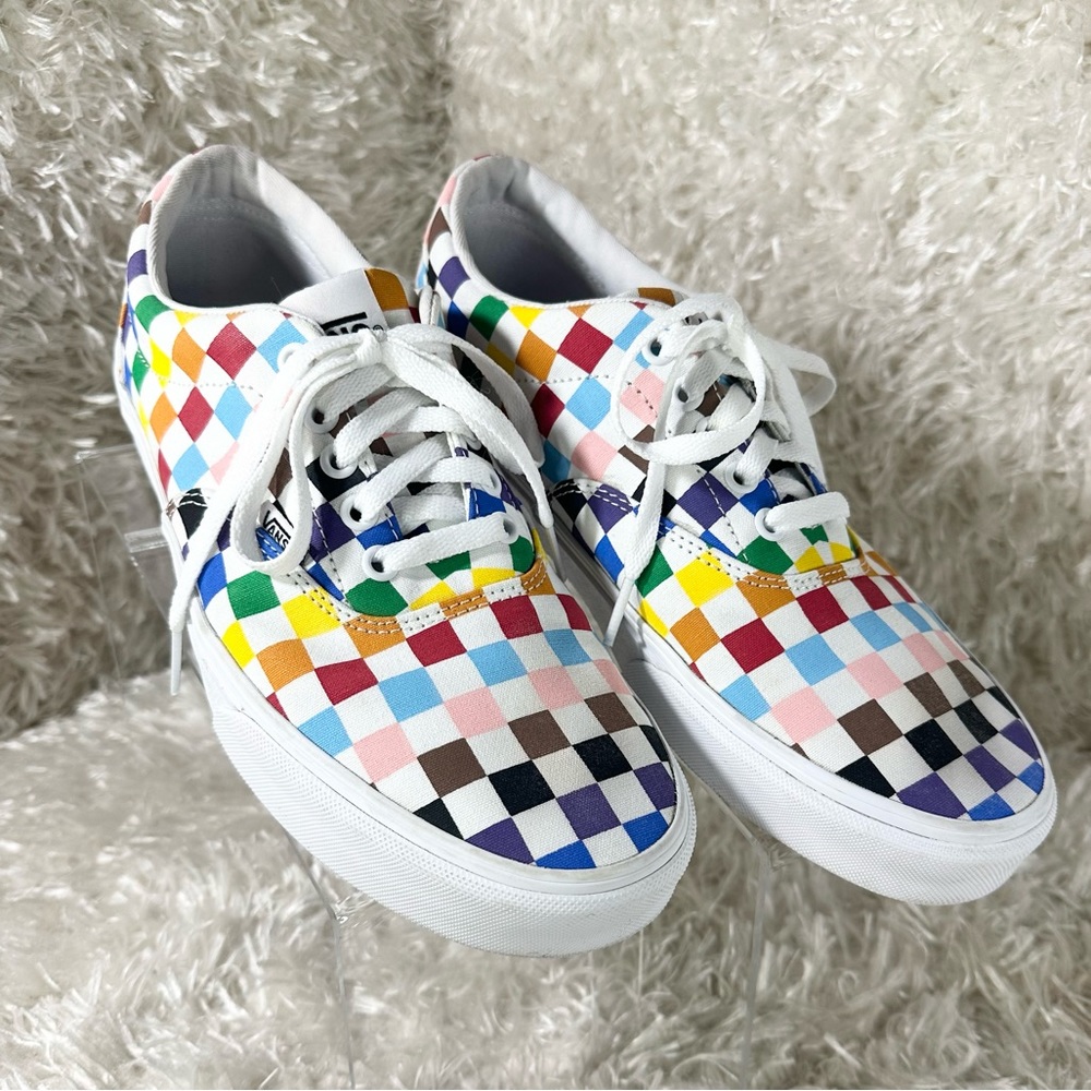 Vans Doheny Pride Rainbow Checkerboard Men’s Size 10 - Gem